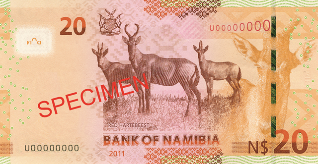 Bank of Namibia - Namibian notes
